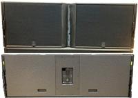 China big line array speaker dual 15 inch 3 way outdoor pro system for sale