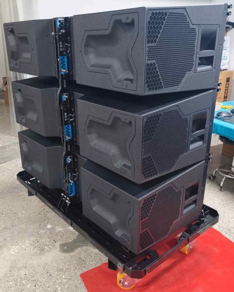 Quality Dual Outdoor Stage Line Array Speaker System 14 Inch Three Way 1600w for sale