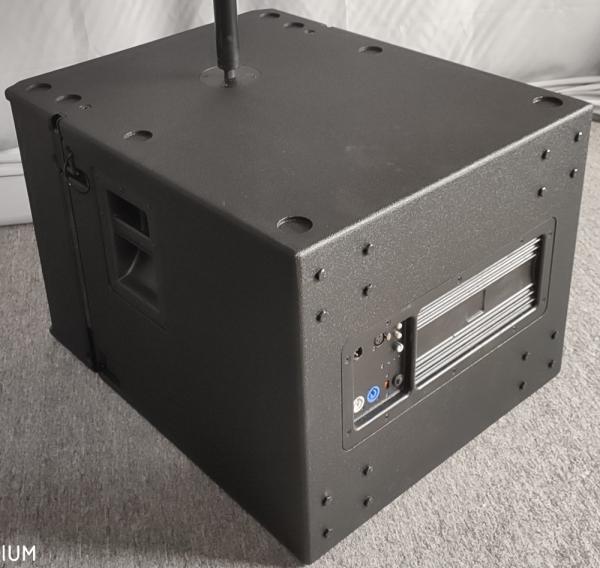 Quality 18 Inch Single Powered Subwoofer Speaker Neodymium Line Array Bass 800w for sale