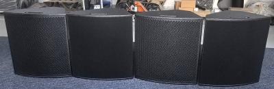 China Powered Coaxial Monitor Speaker 12 Inch 300w DSP Multi Function Loudspeaker for sale