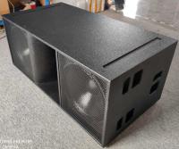 Quality Dual Ferrite Neodymium Subwoofer Loudspeaker 18 Inch Self Powered for sale