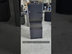 double 12 inch 2 way pro audio biamp line array speaker 600w