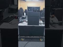 mini portable dual indoor conference speaker line array 5 inch 200w