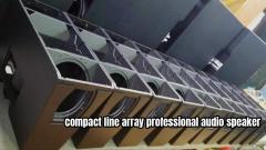 dual 10inch line array speaker system compact neodymium audio equipment