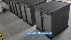 video of 18 subwoofer components