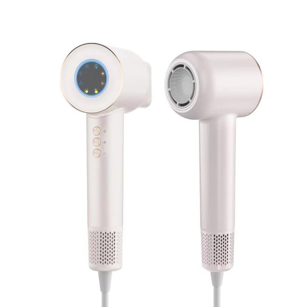 Quality Professional Sensor Hair Dryer Intelligent Heat Regulation Quiet Hair Dryer Plasma Ionic Care for sale