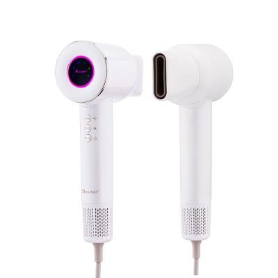 China Powerful Sensor Hair Dryer 59db 240mm Curly Hair Dryer Multiple Speed For Salon And Home Use for sale