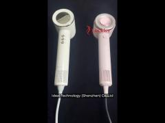 professional hair dryer with 110,000 rpm motor, plasma technology, and silent operation