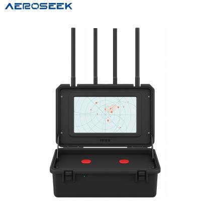 中国 300MHz～6GHz ポータブルドローン検出器、10km範囲のリモートID識別 販売のため