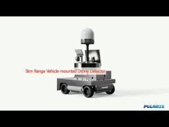 5km Range Vehicle Mounted Drone Detector Anti Drone System Up to 10km