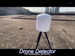 Full Bands Long Range Fixed Drone Detector RF Detection And Multi Sector Jamming System