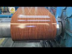 ASTM A755/A755M CS Type A 0.15mm*1200mm Wooden Grain Pre-painted Color Steel Coil For Building