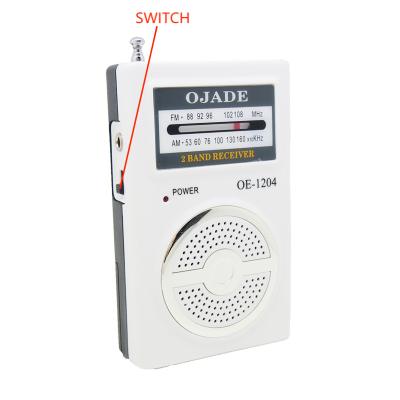 China Telescopic Antennas Mini AM Radio Receiver FM88 Digital Scanner Receivers 2.3cm for sale