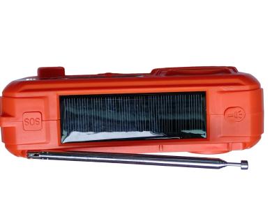 Cina Capacità solare della batteria della radio 2000mah della manovella di emergenza dell'allarme dell'ABS SOS in vendita