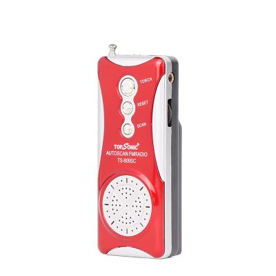 Cina UM3*2 Radio FM portatile a batteria Disegno compatto FM 88-108MHz Tuning in vendita