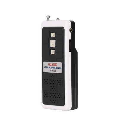 China UM3*2 Bateria Mini FM Radio Construído em alto-falante 88-108MHz Frequência à venda