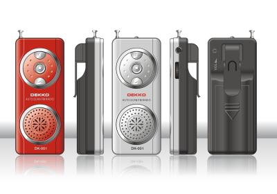 Cina Radio FM a batteria a secco con altoparlante Mini radio tascabile a colori OEM con DSP IC in vendita