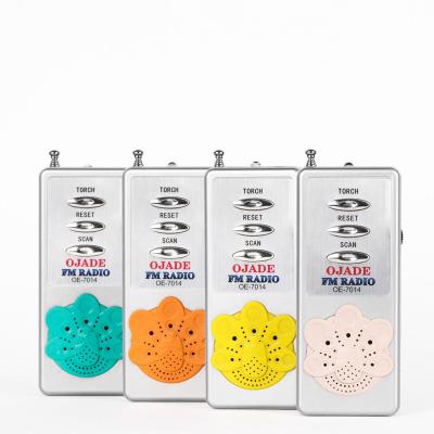 Cina Frequenza FM 88-108MHz Radio auto scansione altoparlante incorporato per regalo promozionale OEM in vendita