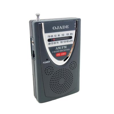 Cina Ricevitore radio leggero con jack per cuffie Altoparlante incorporato Ricevitore radio FM in vendita