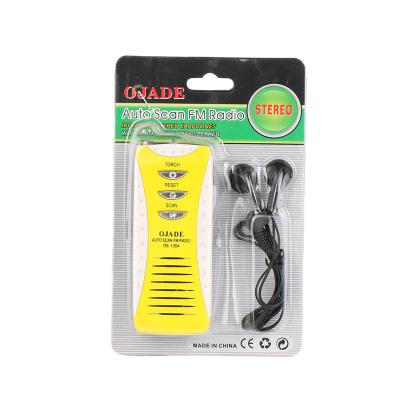 China Draagbare FM-luidspreker Radio Ingebouwde luidspreker FM 88-108MHz UM3*2 Batterij aangedreven Te koop
