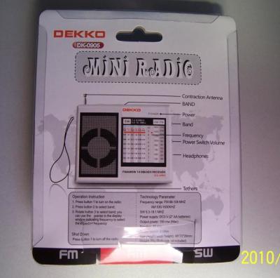 China Mini Shortwave É o interruptor 6 do rádio de FM une a posse FM76 da mão da bateria seca à venda