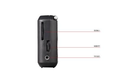 China XIBOMAN DK-1705 FM AM Afscheidbare radio Ondersteuning AA Batterij Te koop