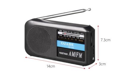 China XIBOMAN DK-1705 FM AM Afscheidbare radio Ondersteuning AA Batterij Te koop