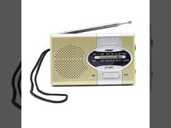 スライバー ゴールデン OEM AM FM ステレオ ポータブル ラジオ サポート イヤホン FM88-108MHz AM530-1600KHz 非常事態に最適