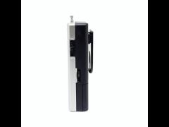 Schwarze Taschen-Radiohand Digital Fm halten Lanyard Portable Pocket Digital Radio 2.3cm