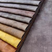 Quality Holland Luxury Sofa Fabric Durable Breathable With Bronzing Gold Pattern for sale