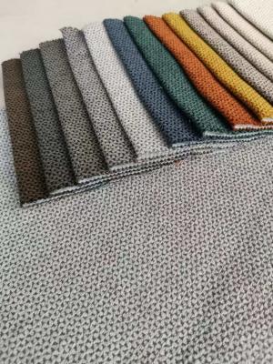 China Jacquard estampado tecido de sofá de linho fácil de manter à venda