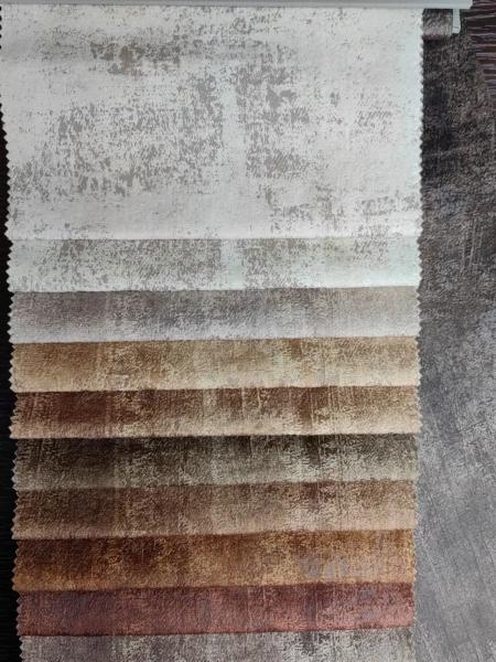 Quality Printed Holland Velvet Fabric Glue Embossed Fabric Customizable 100% Polyester for sale