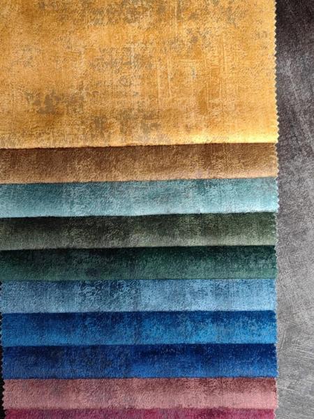 Quality Printed Holland Velvet Fabric Glue Embossed Fabric Customizable 100% Polyester for sale