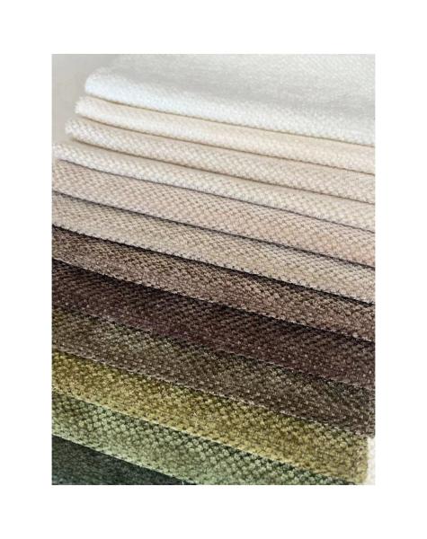 Quality 380gsm Chenille Sofa Fabric Double Faced With Knitted Technics for sale