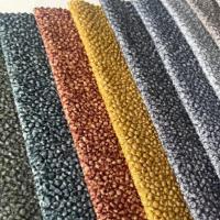 China Resilient Velvet Sofa Fabric Stain Resistant With Versatile Design for sale