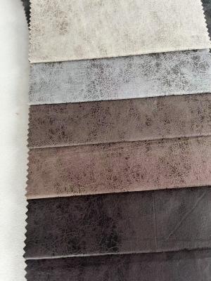 Cina Tessuto di pelle finta impermeabile leggero per la decorazione domestica in vendita