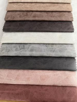 Cina Antifouling Legno a maglia come tessuto Soft Faux tessuto di pelle in vendita