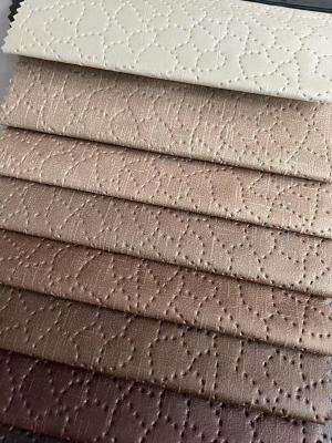 Cina Tessuto a maglia resistente all'abrasione effetto pelle finta pelle per tappezzeria in vendita