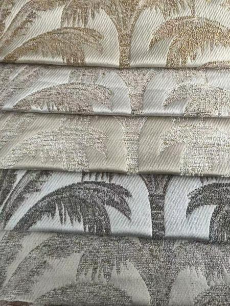 Quality Polyester Chenille Luxury sofa fabric Breathable With Woven Technics for sale