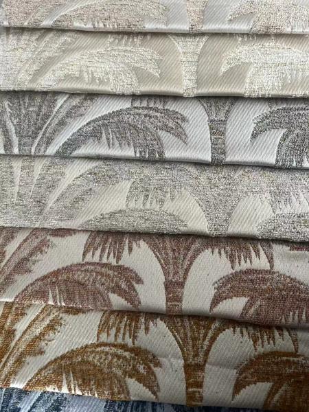 Quality Polyester Chenille Luxury sofa fabric Breathable With Woven Technics for sale