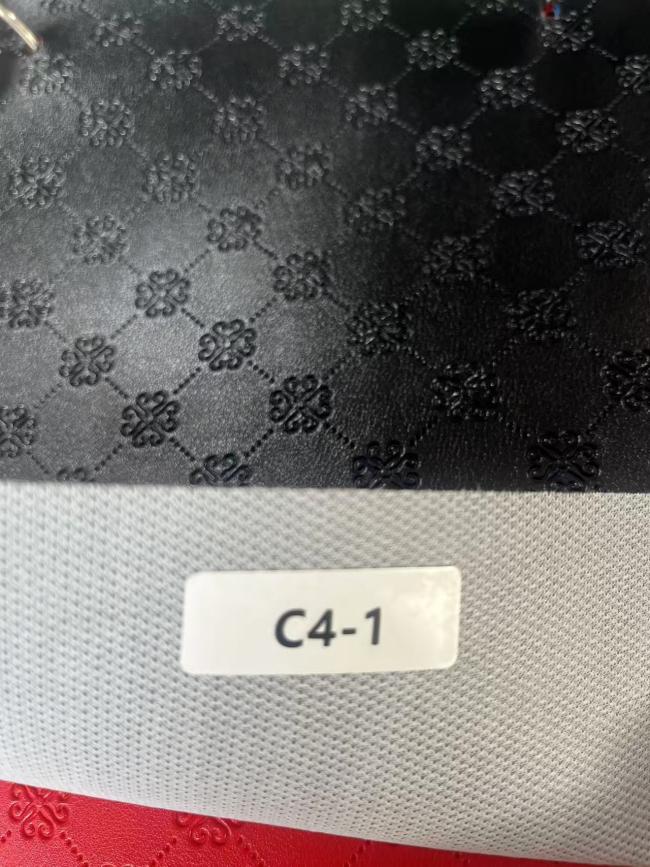 Close-up of polyester sofa fabric texture