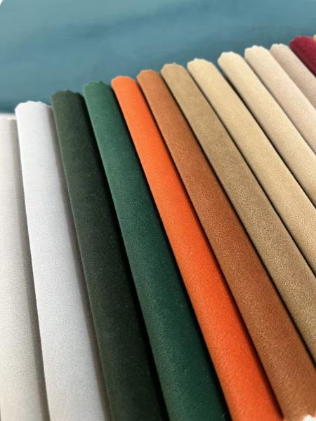 Quality 470GSM Mosha Velvet Sofa Fabric Fleece Backing Heavy Weight For Furniture 100%Polyester Knitted Velvet For Pillows for sale