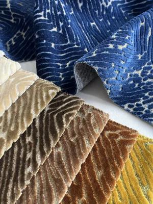 China 590GSM  Heavy Jacquard Velvet Fabric For Sofa for sale