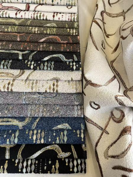 Quality 470GSM WOVEN JACQUARD SOFA FABRIC for sale