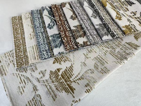 Quality 100%Polyester 430GSM Heavy Weight Jacquard Woven Sofa Fabric For Home Decoration for sale