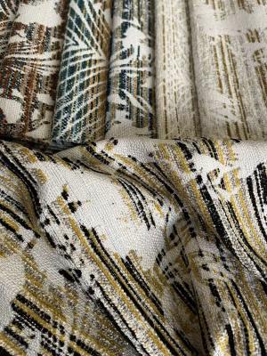 China 100% Polyester 430gsm Jacquard Woven Sofa Fabric for sale