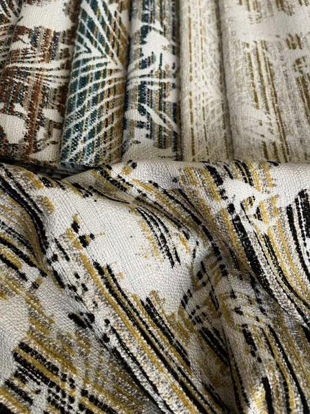 Quality 100% Polyester 430gsm Jacquard Woven Sofa Fabric for sale