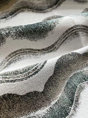 China 100%Polyester 390GSM Woven Jacquard Fabric For Sofa Curtains for sale
