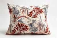 China Tropical Leaf AB Pattern Jacquard Velvet For Sofa for sale
