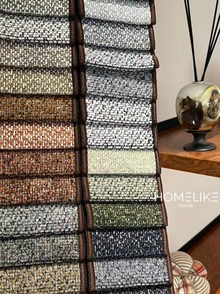 Quality 370gsm two color tone chenille sofa fabric for sale